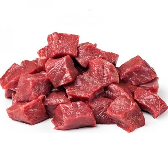 Masas de res troceadas (1 kg / 2.2 lb)